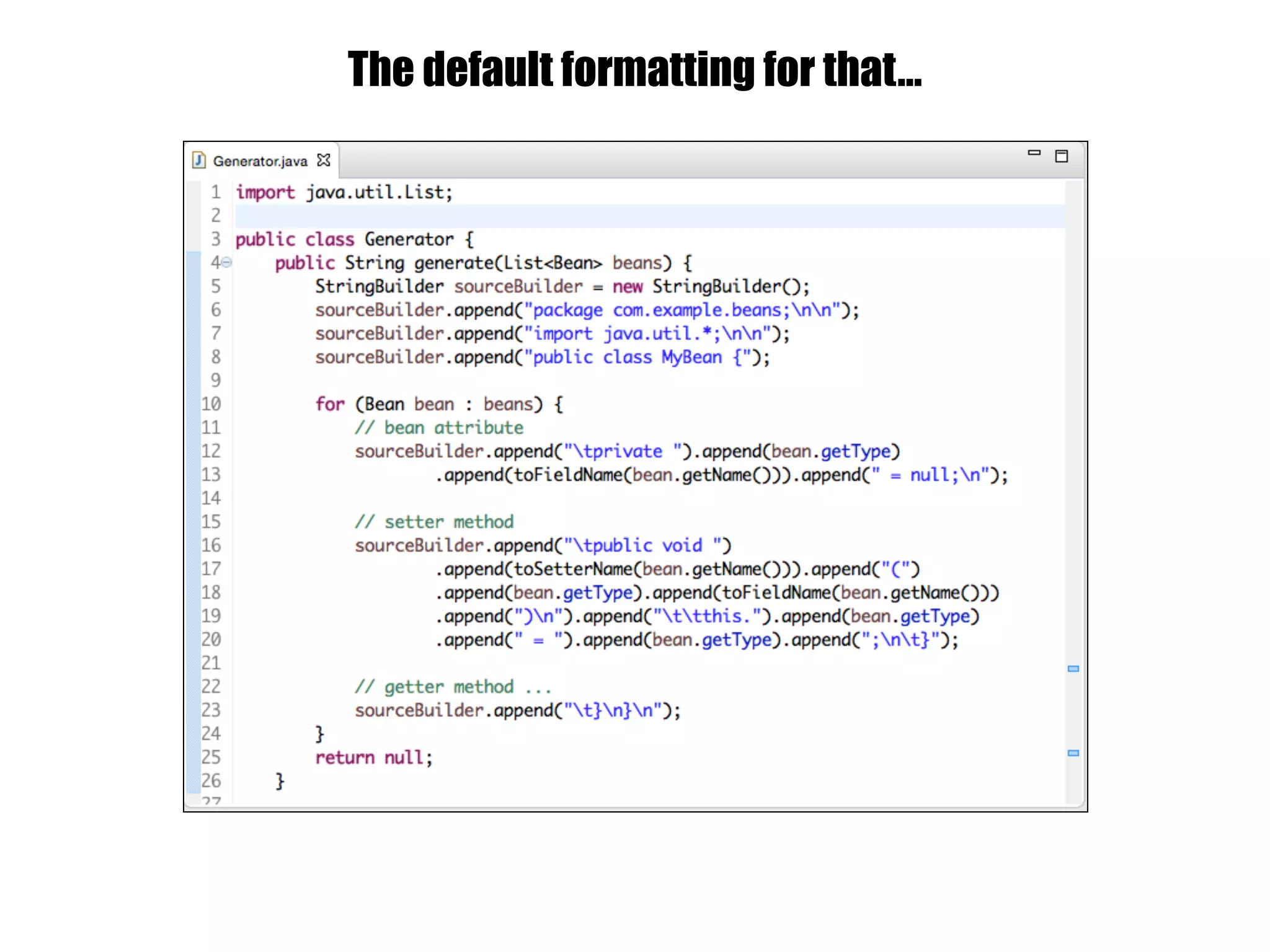 Code Generation idioms with Xtend | PDF | Programming Languages | Computing