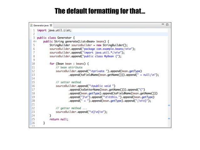 Code Generation Idioms With Xtend Pdf Programming Languages Computing