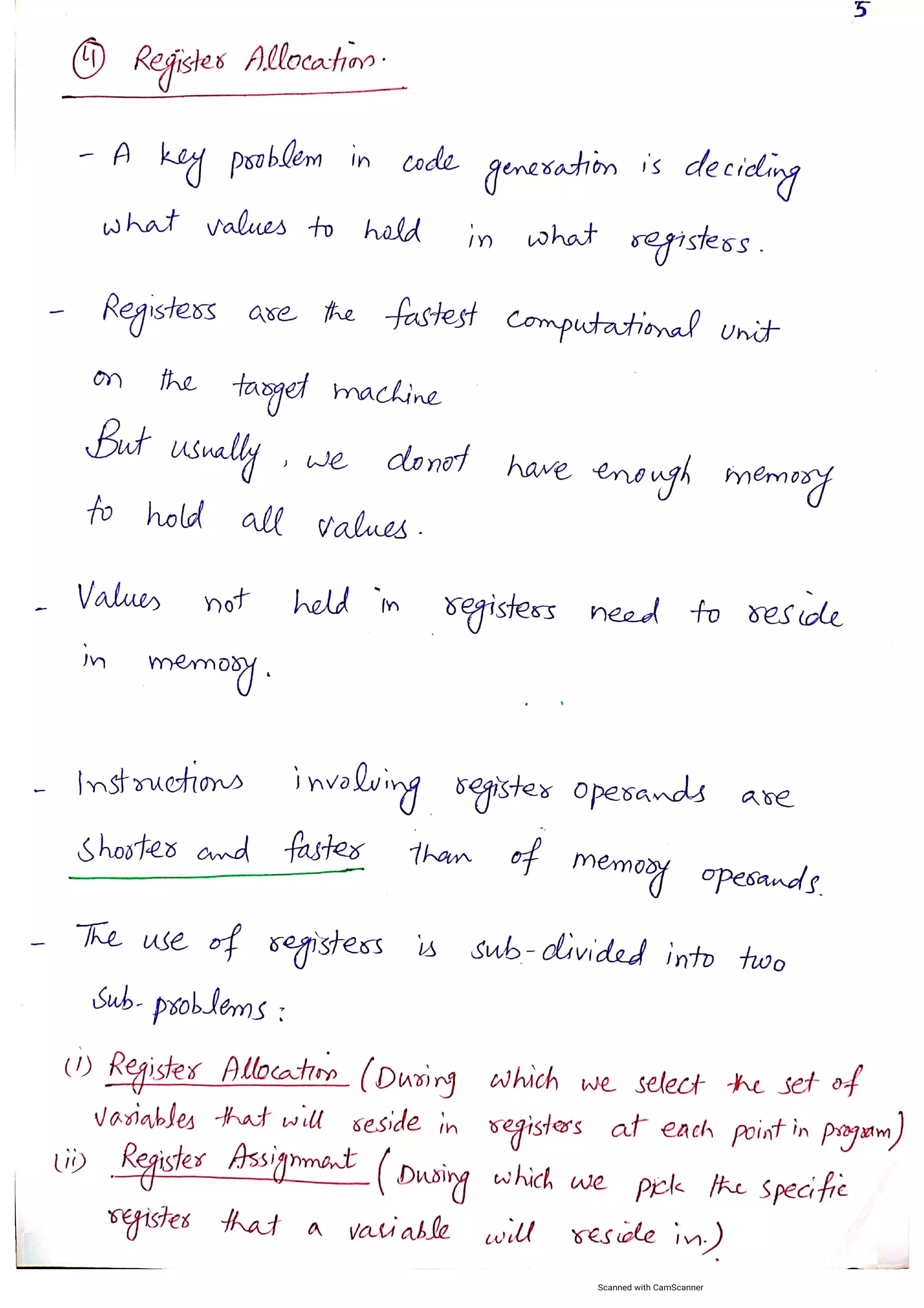 Code generator in Compiler Construction | PDF