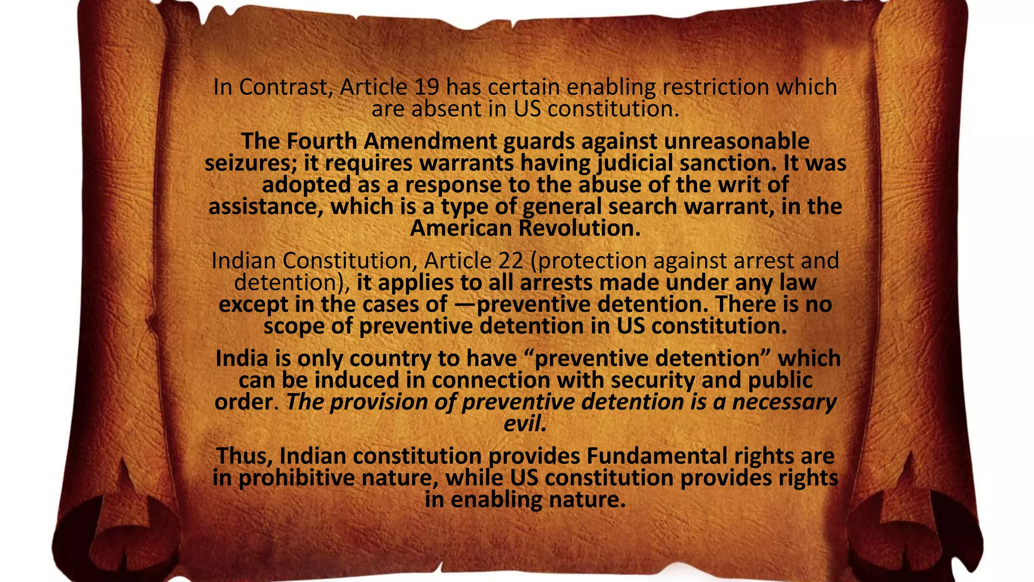 USA vs. India: Codified Constitutions | PPTX