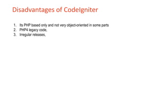 CodeIgniter | PPT