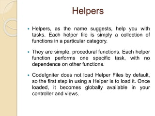 Codeigniter | PPTX
