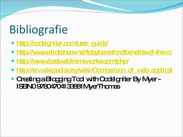 Code Igniter – Framework Web Rad Pentru Php | PPT