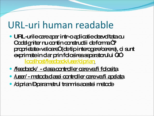 Code Igniter – Framework Web Rad Pentru Php | PPT