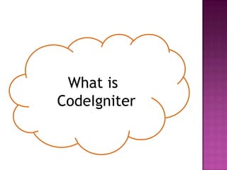 Codeigniter Introduction | PPT
