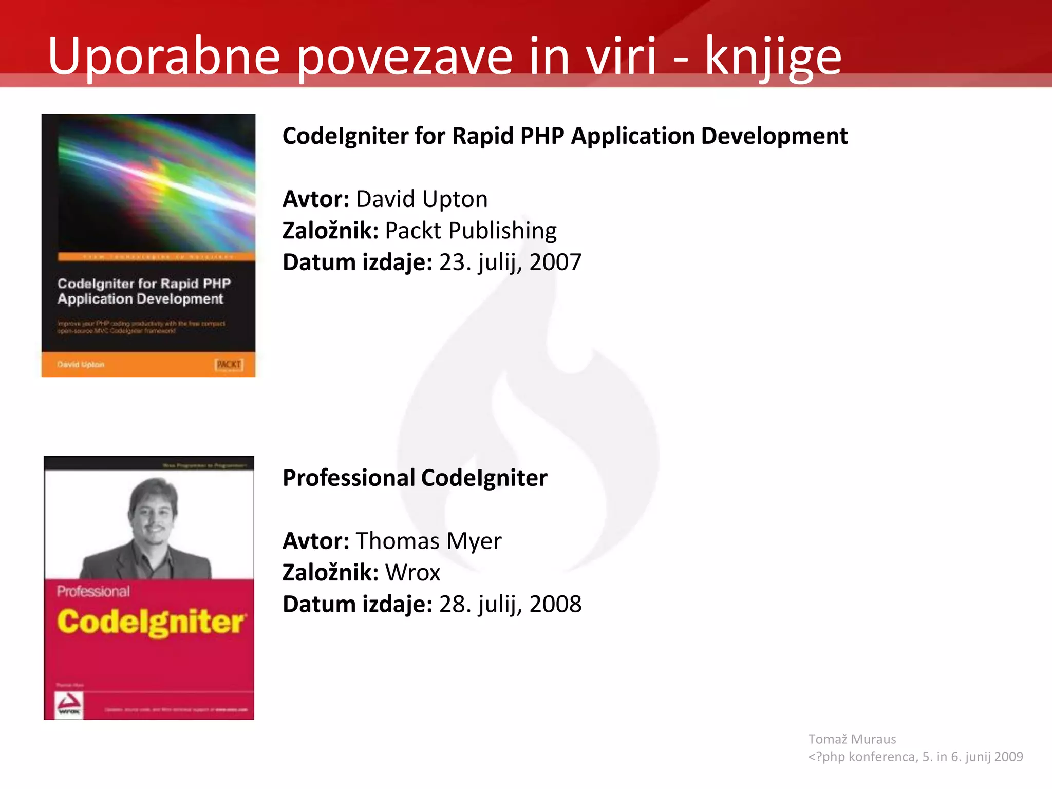Codeigniter Php Framework Ppt