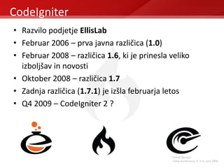 CodeIgniter PHP Framework | PDF