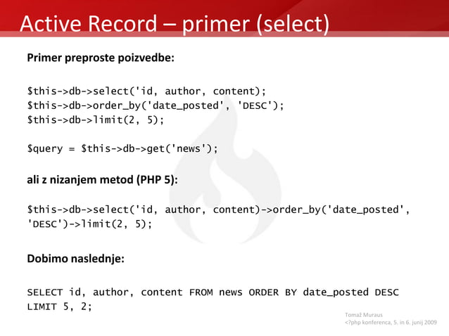 Codeigniter Php Framework Ppt