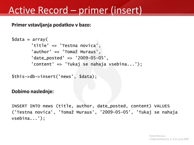 Codeigniter Php Framework Ppt