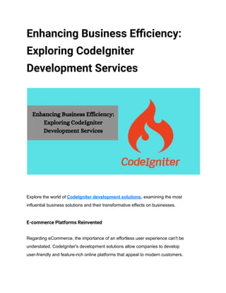 CodeIgniter Website Development a Comprehensive Guide 2024 .pdf