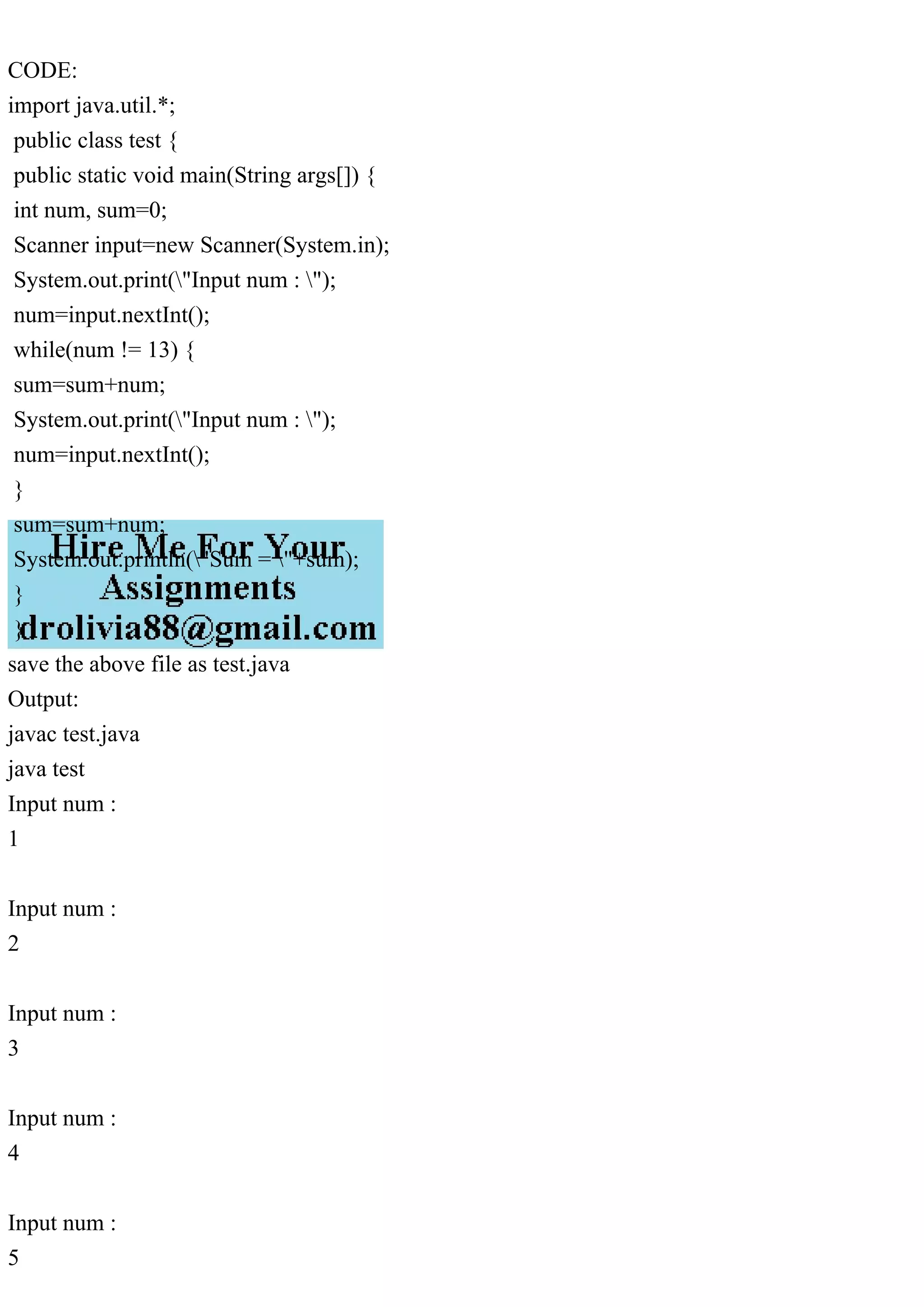 Codeimport Javautil Public Class Test Public Static Voipdf Programming Languages Computing