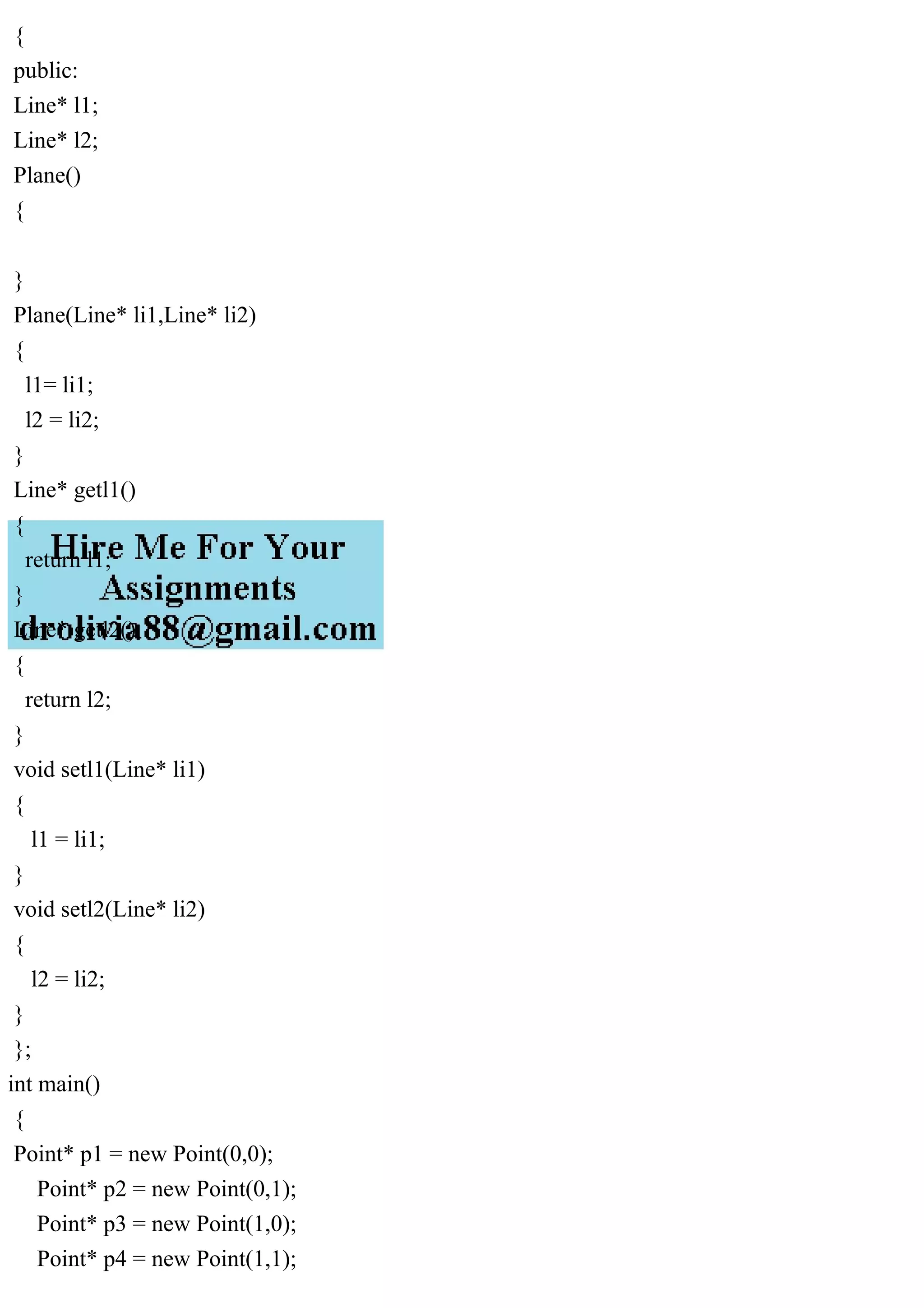 Codeincludeiostream Using Namespace Std Class Point Pdf