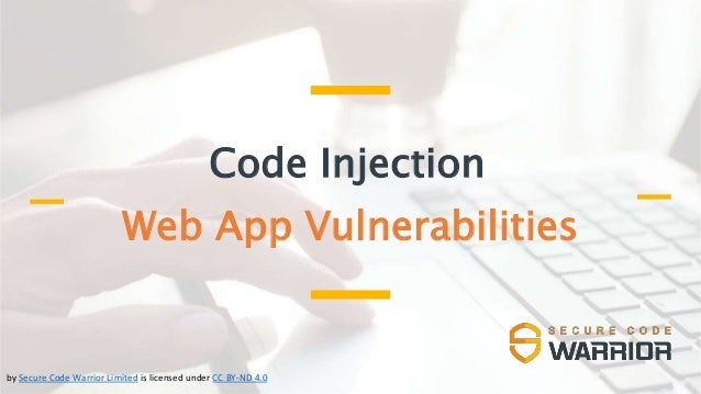 Secure Code Warrior - Code injection Secure Code Warrior - Code injection