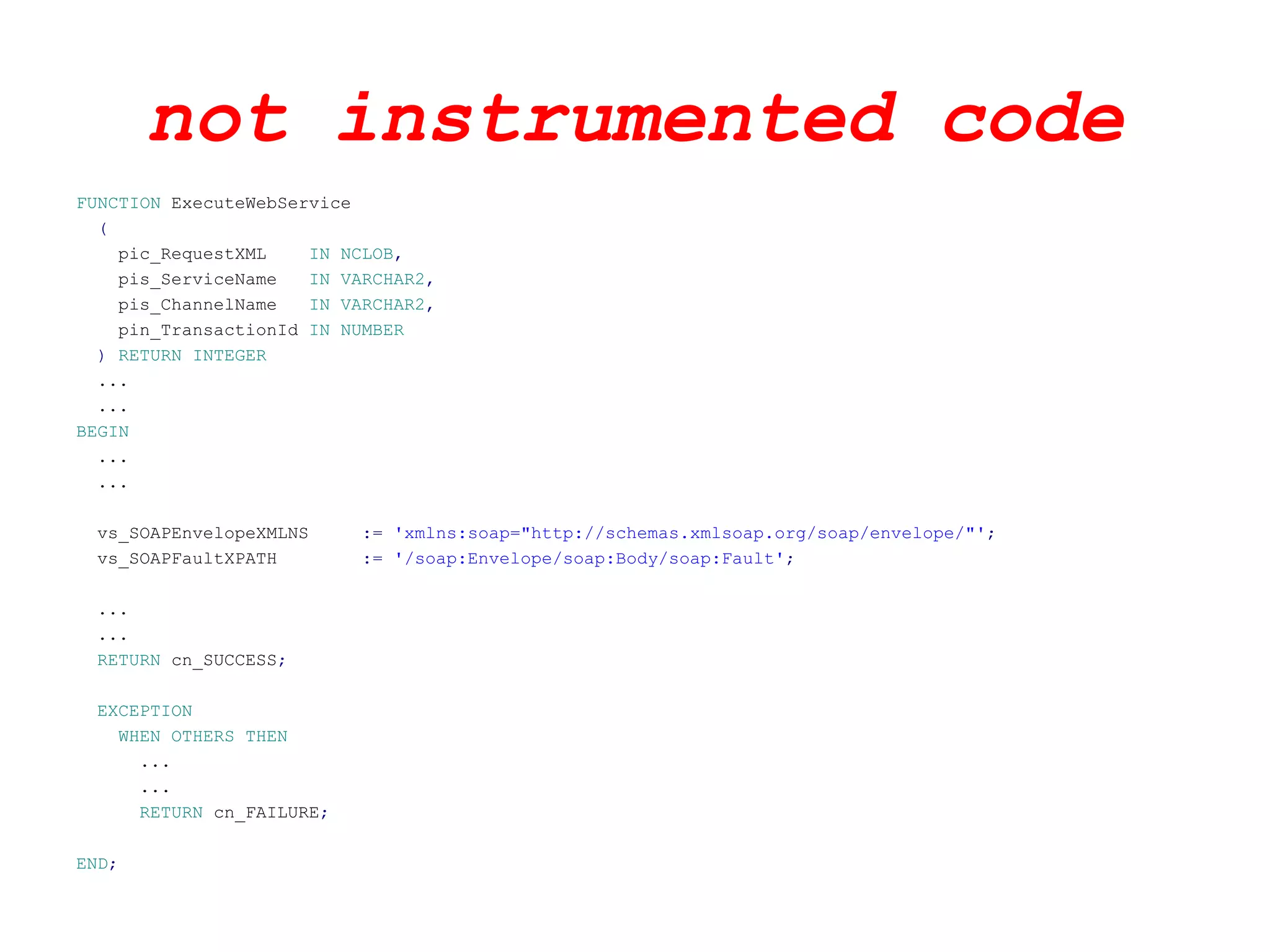 Code instrumentation | PPT
