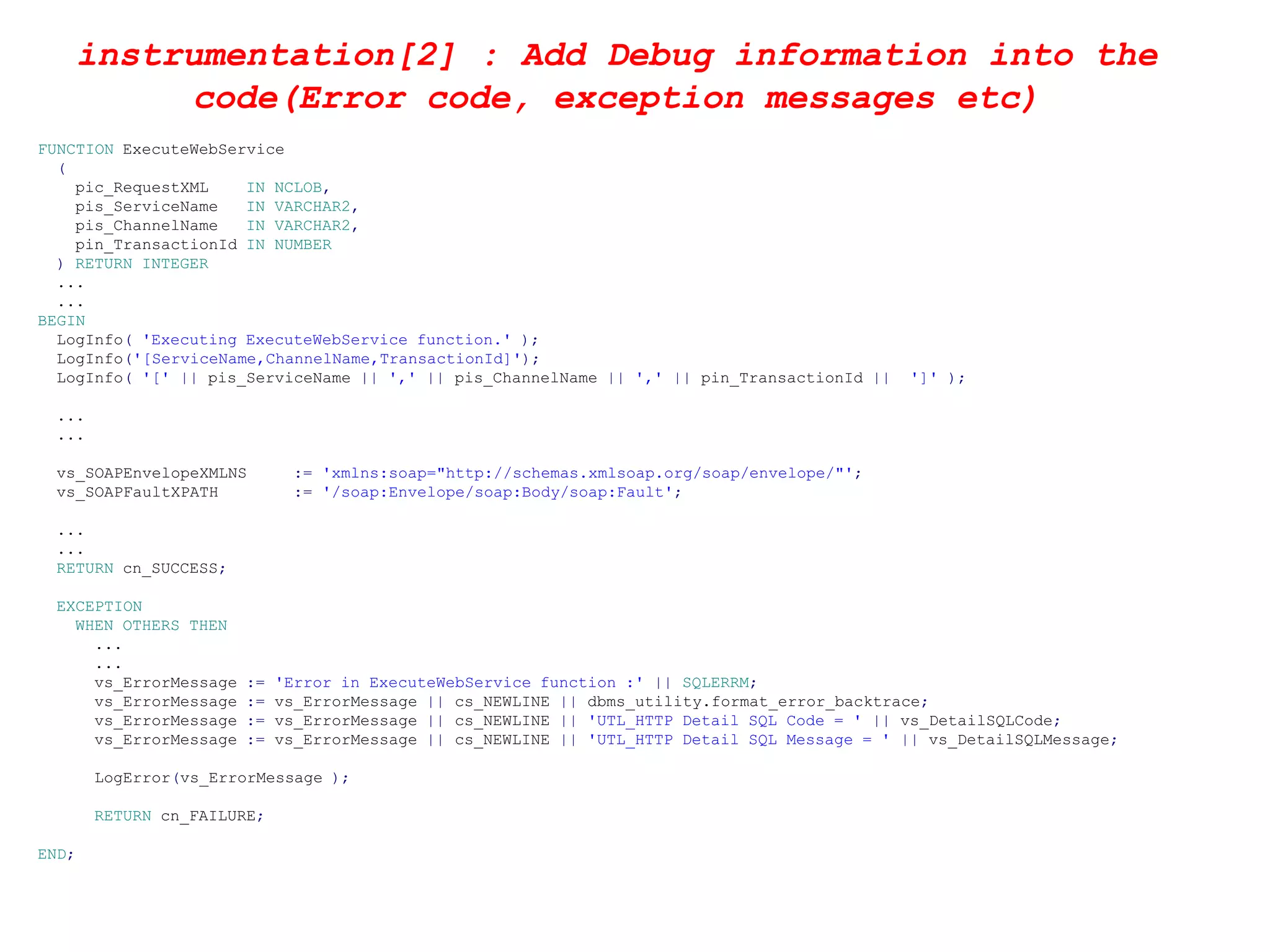 Code instrumentation | PPT