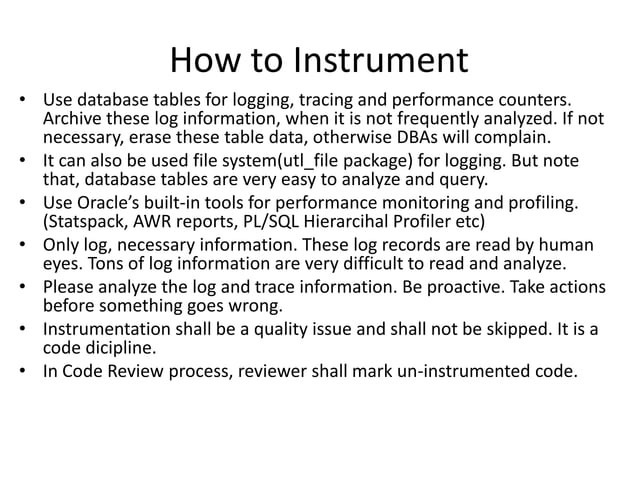Code instrumentation | PPT
