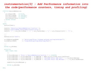Code instrumentation | PPTX