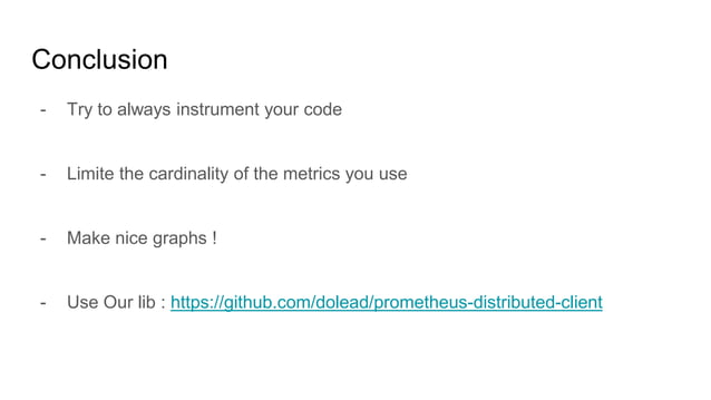 Code Instrumentation In Py With Prometheus And Grafana Pptx