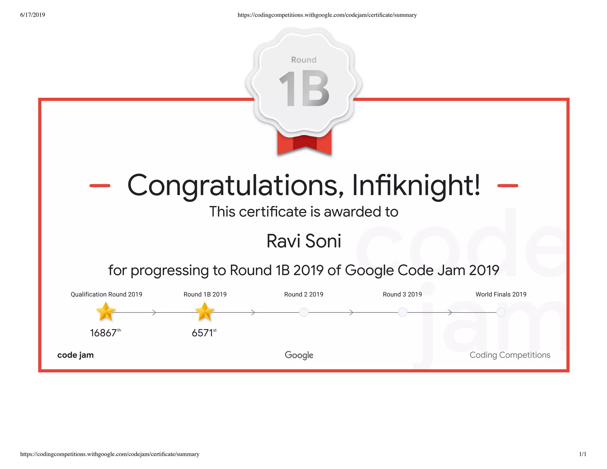 Google Code Jam 2019 | PDF