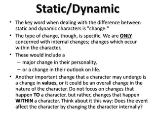Character Types | PPT