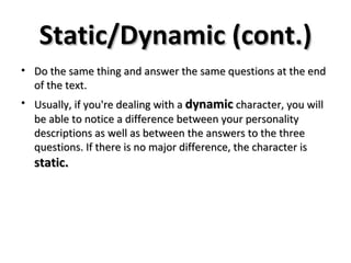 Character Types | PPT