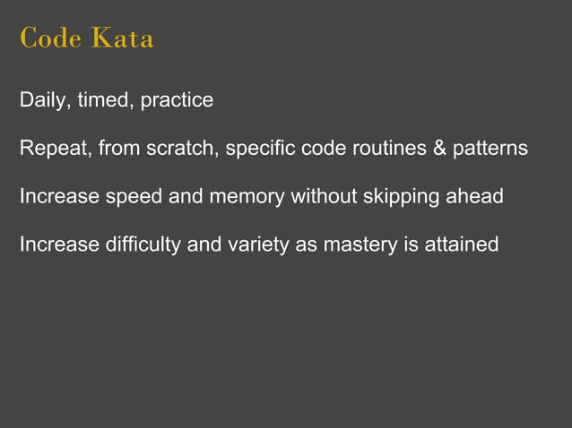 Code Kata | PDF