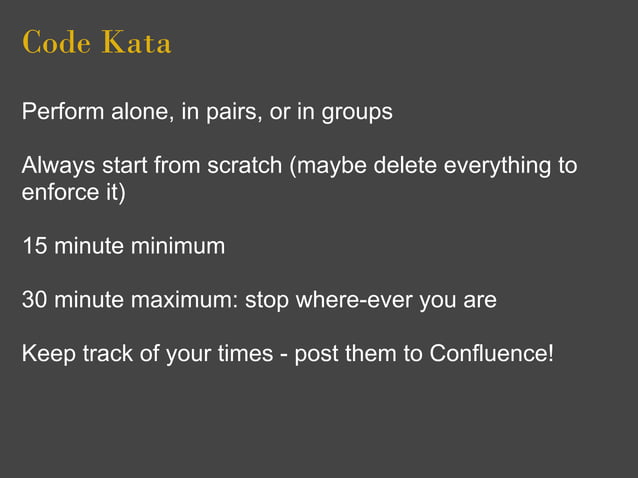 Code Kata | PDF