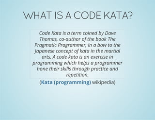 Code Kata | PPT