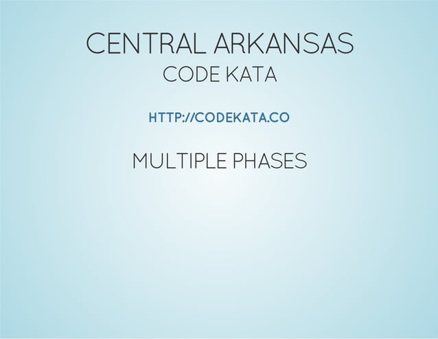 Code Kata | PPT