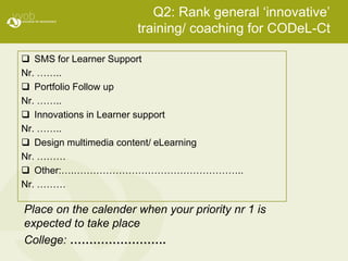 CODeL-ct presentation apr2011 | PPTX