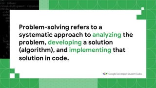 Code Lab Module1 (GDSC Elizade University) | PPT