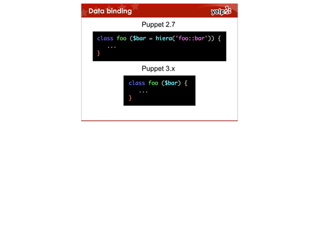 Thinking through puppet code layout | PPT