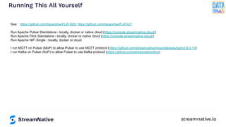 Codeless pipelines with pulsar and flink | PPT
