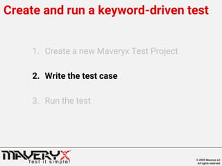 Codeless Web testing: a keyword-driven example with Excel | PPT