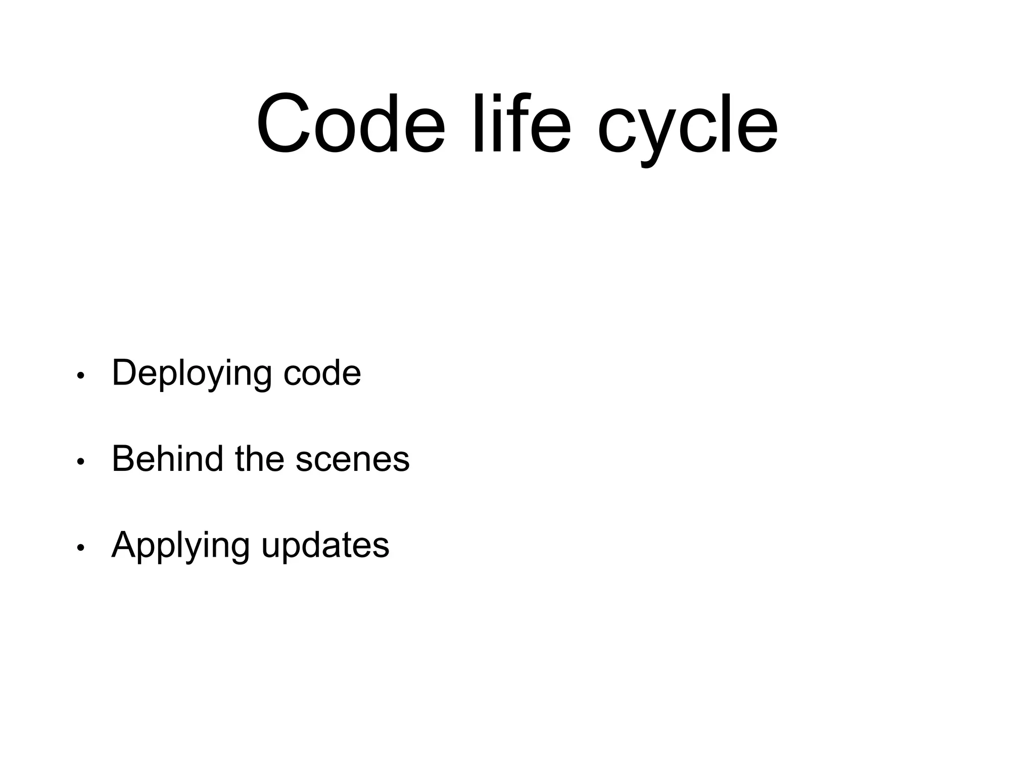 Code lifecycle on the Acquia Cloud Platform | PPTX
