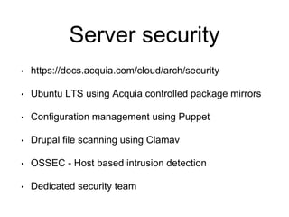 Code lifecycle on the Acquia Cloud Platform | PPTX
