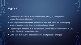 Code like a ninja session 3 open-closed principle | PPT