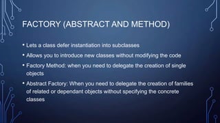 Code Like a Ninja Session 7 - Creational Design Patterns | PPTX