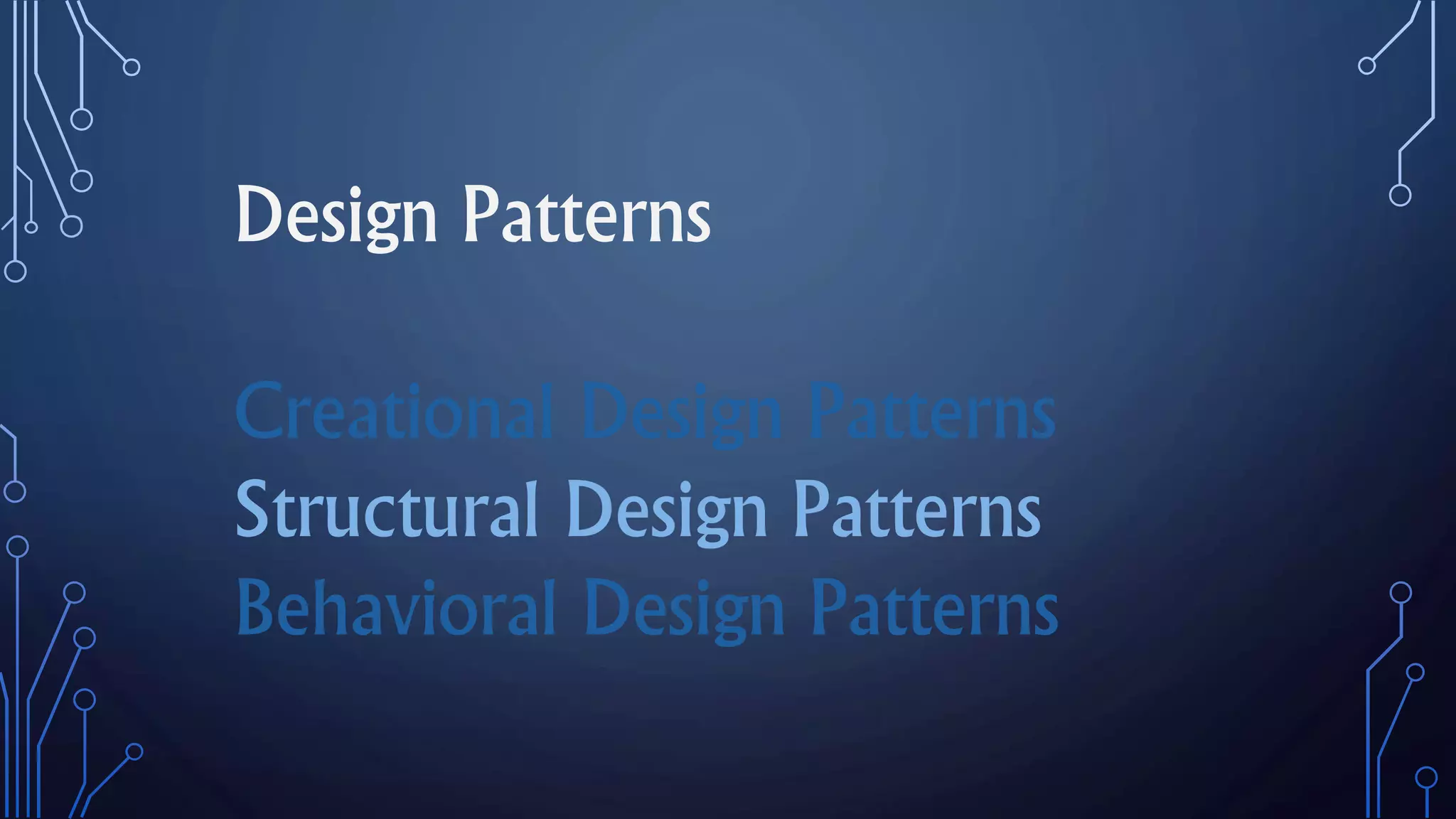 Code Like a Ninja Session 8 - Structural Design Patterns | PPT