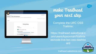 Code live with kevin o'hara lwc oss dashboard | PPT