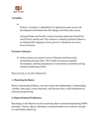 Code Maestro_ Orchestrating Python Brilliance.pdf