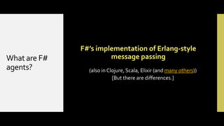 Concurrent Applications with F# Agents | PPT