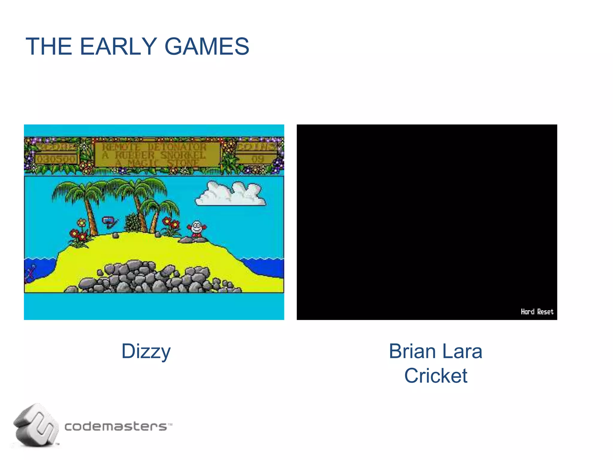 Codemasters presentation | PPT