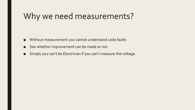 Code metrics | PPT