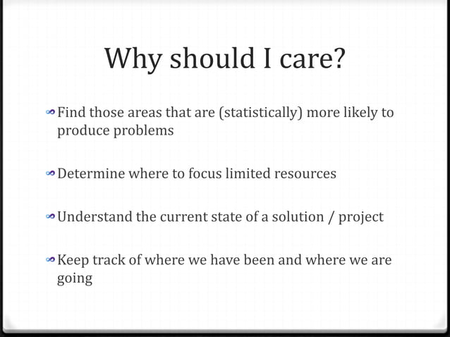 Visual Studio Code Metrics | PPT