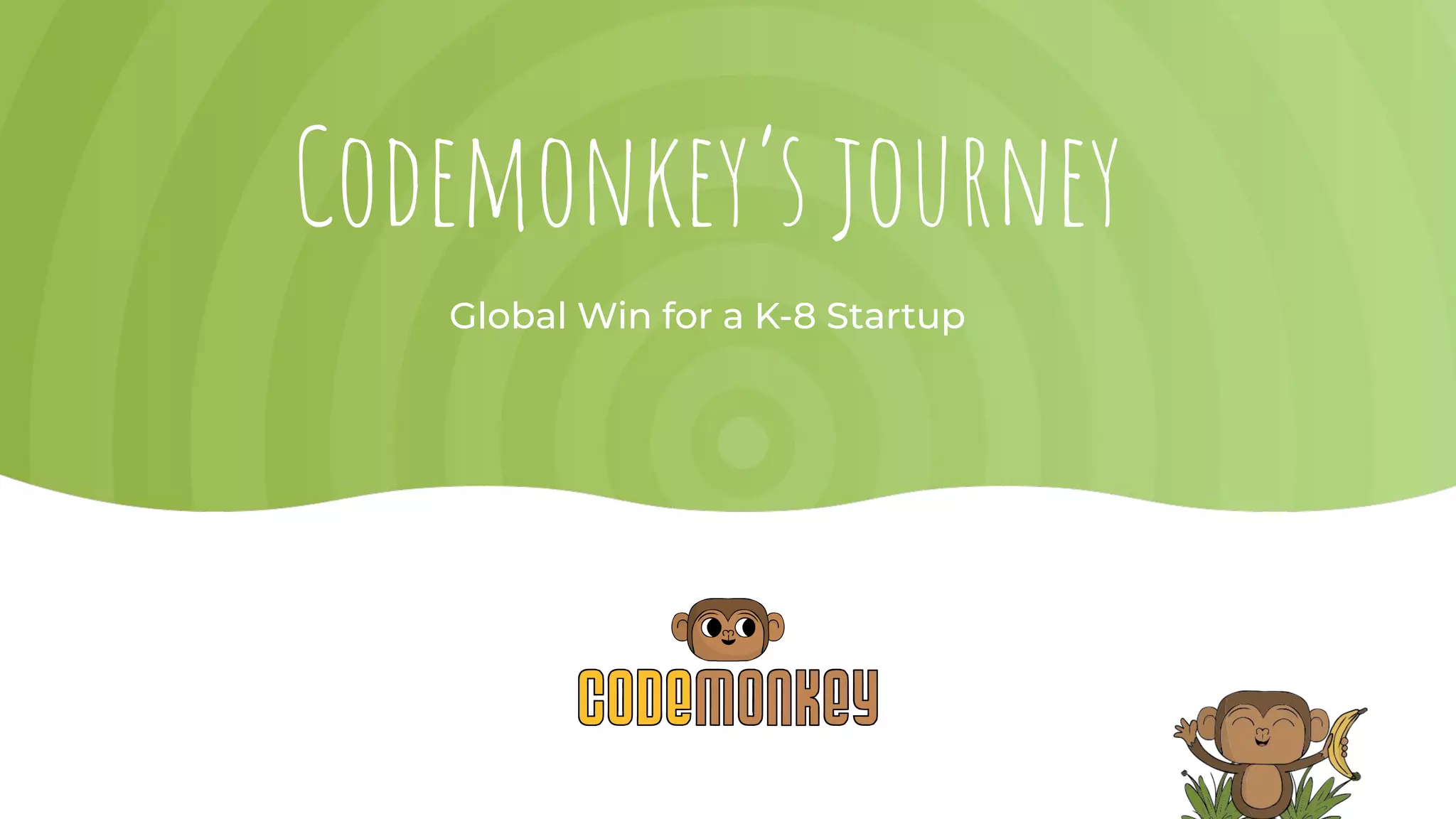 CodeMonkey's Journey: Global Win for a K-8 Startup | PPT