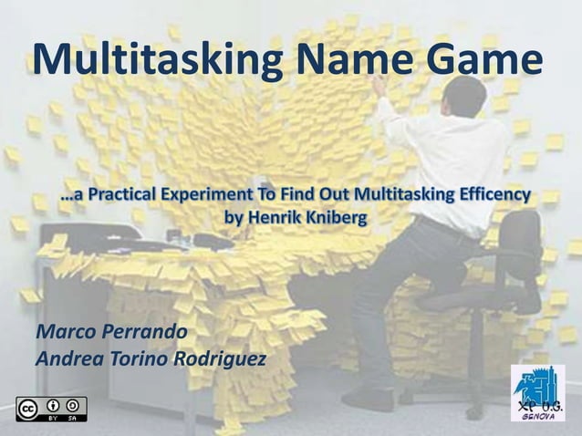 Codemotion Tech-Meetup Genova Multitasking Name Game | PPT