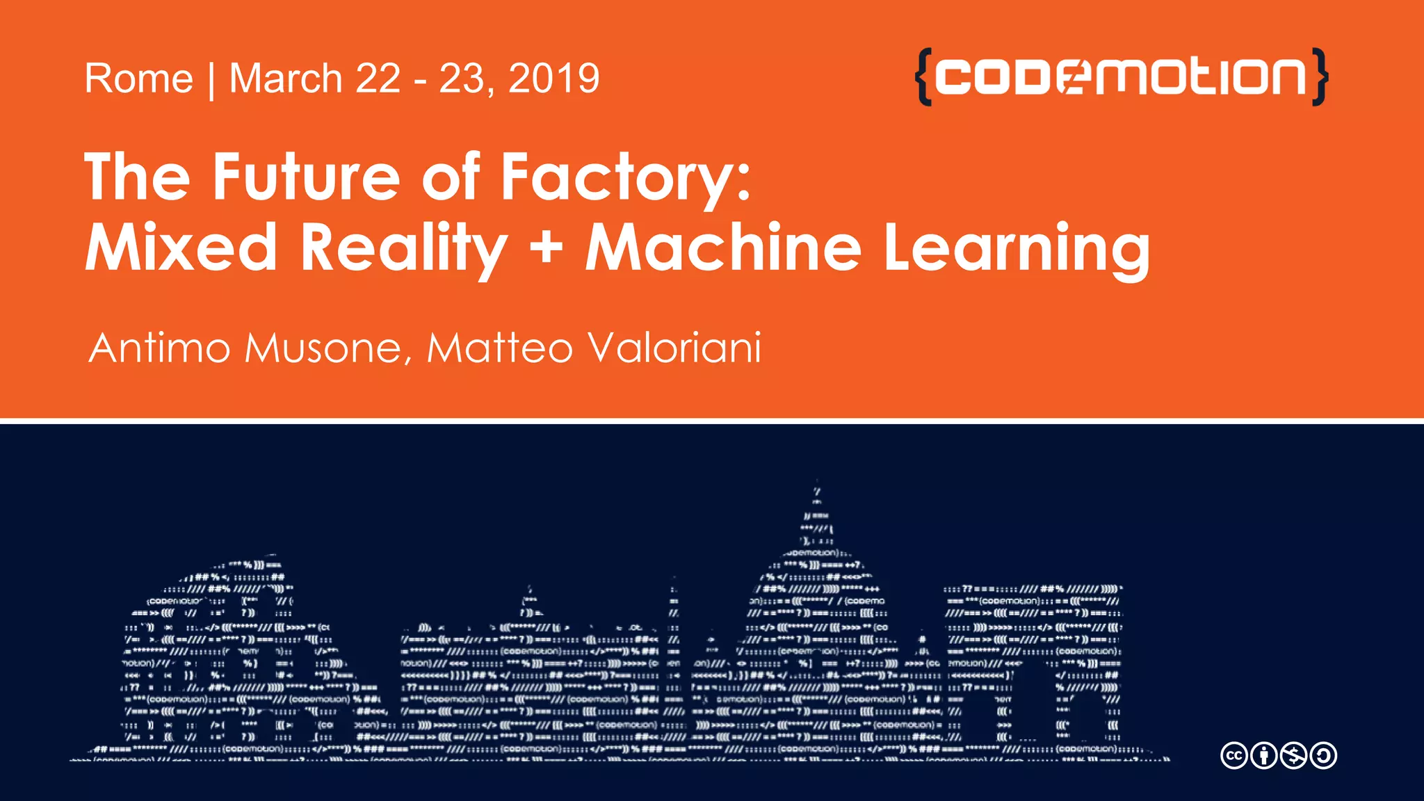 Matteo Valoriani, Antimo Musone - The Future of Factory - Codemotion ...