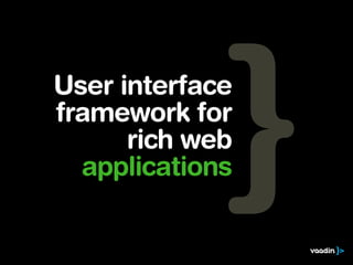 Introduction to Vaadin Framework | PDF