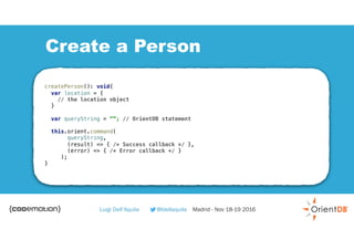 Geospatial Graphs made easy with OrientDB - Codemotion Spain | PPT